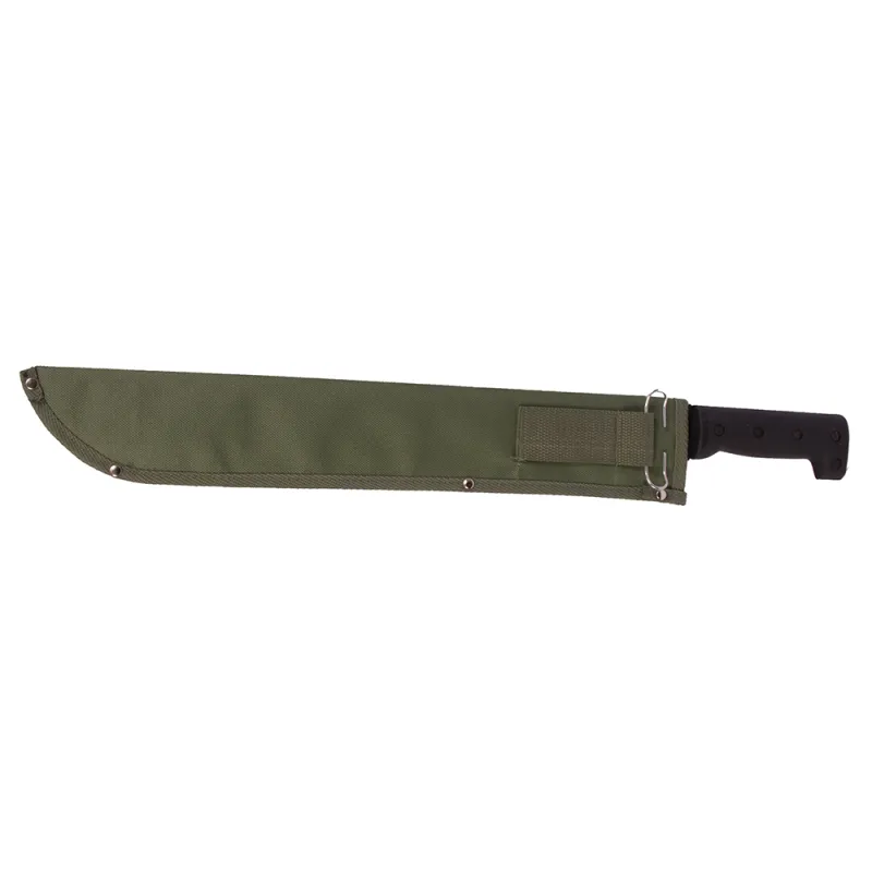 Machette lame acier inox haute qualité 43cm ép 2mm + étui toile