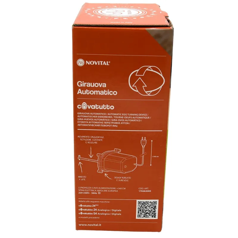Moteur de retournement couveuse Novital Covatutto 24