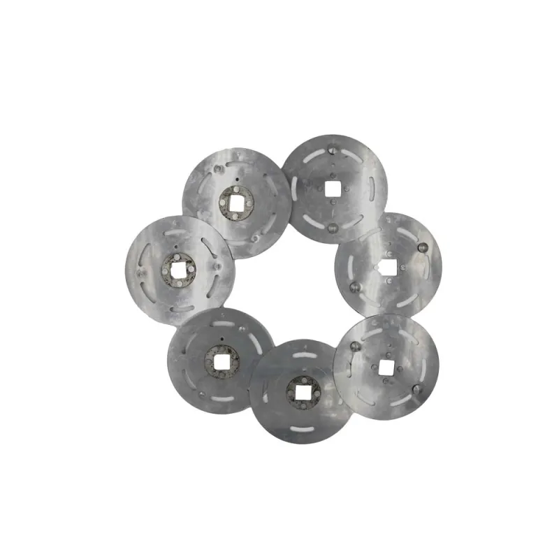 Jeu de 7 disques pour plumeuse à sec Senesi